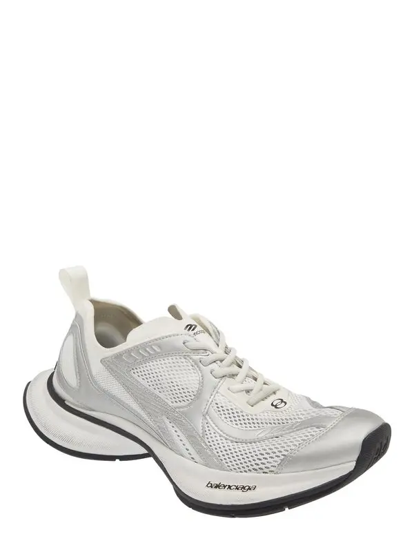 Balenciaga Circuit Sneaker - White/silver