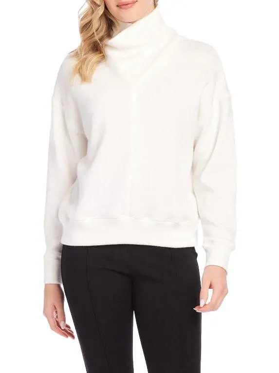 Karen Kane Faux Wrap Relaxed Sweater - Ivo