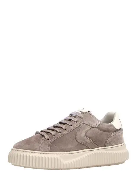 VOILE BLANCHE Lipari Shearling Lined Sneakers - Off White