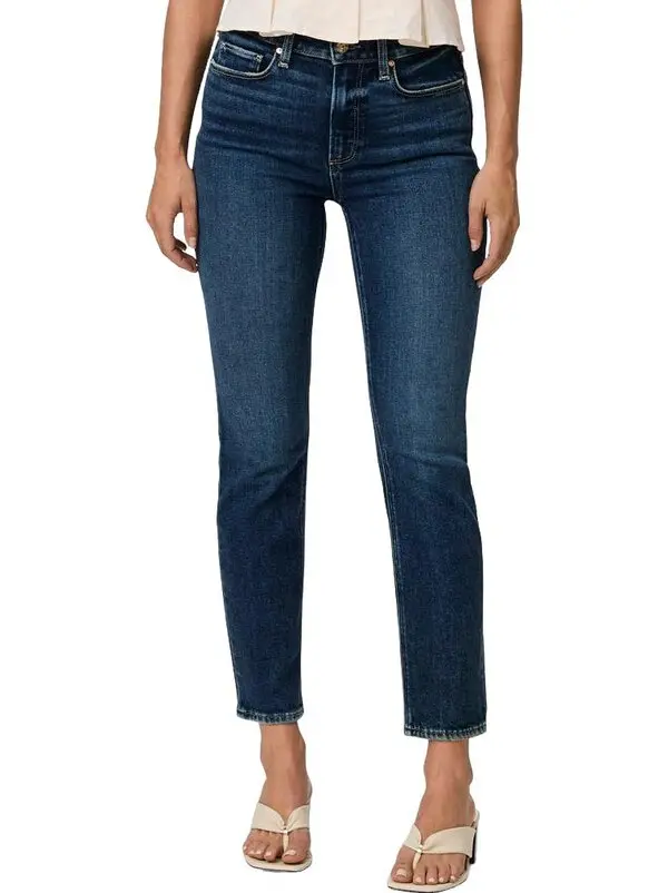 Paige Cindy High Waist Ankle Straight Leg Jeans - Arpeggio