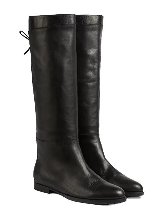 LK BENNETT Cassandra Knee High Boot - Black