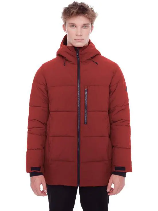 ALPINE NORTH Mid-weight Quilted Puffer Jacket - Deep Red