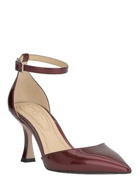 Jessica Simpson Foxena Ankle Strap Pumps - Oxblood