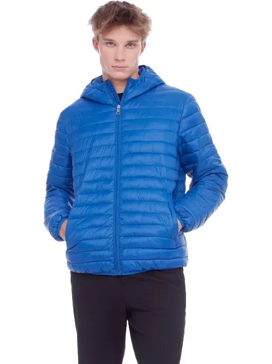 ALPINE NORTH Vegan Down Lightweight Packable Puffer Jacket With Bag - Cobalt