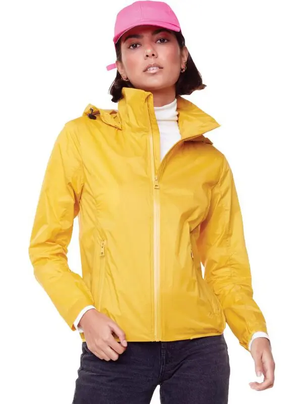 ALPINE NORTH Pelly Recycled Ultralight Windshell Jacket - Yellow