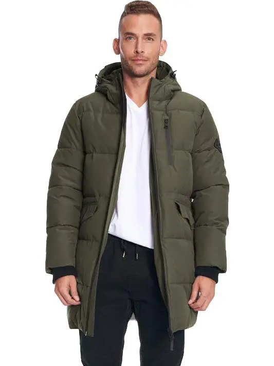 ALPINE NORTH Jasper Vegan Down Winter Puffer Coat - Olive