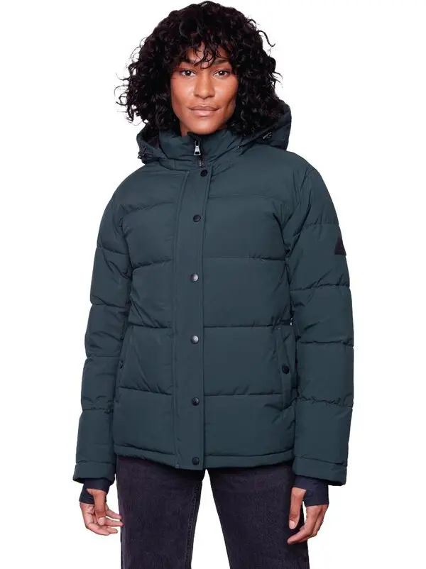 ALPINE NORTH Quilted Puffer Jacket - Deep Green