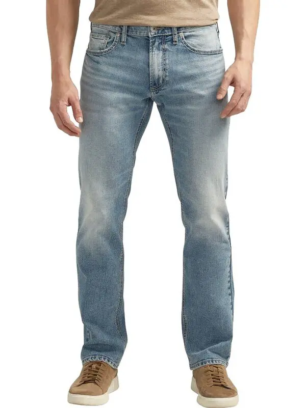 SILVER JEANS CO. Allan Straight Leg Jeans - Indigo