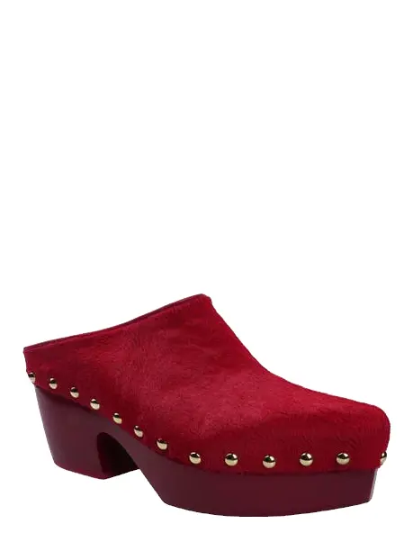 ZIGI Faustina Pointed Toe Platform Mule - Redlt