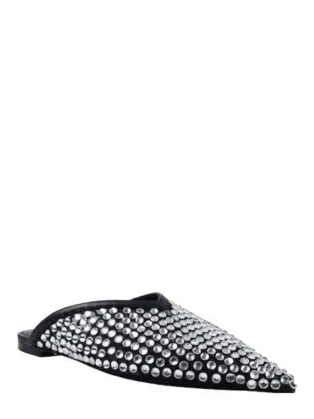 ZIGI Lilla Crystal-embellished Mule - Black Multi