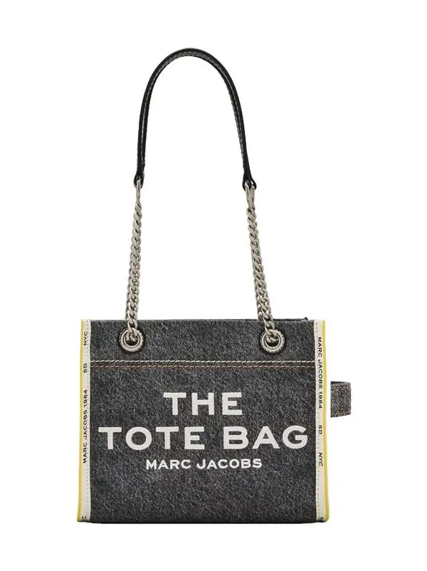 Marc Jacobs Small Denim Tote - Black Wash