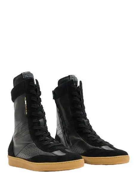 ALLSAINTS Louise High-top Sneakers - Black
