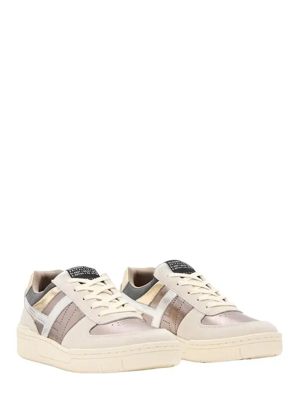 ALLSAINTS Vix Low-top Sneakers - White/ Metallic