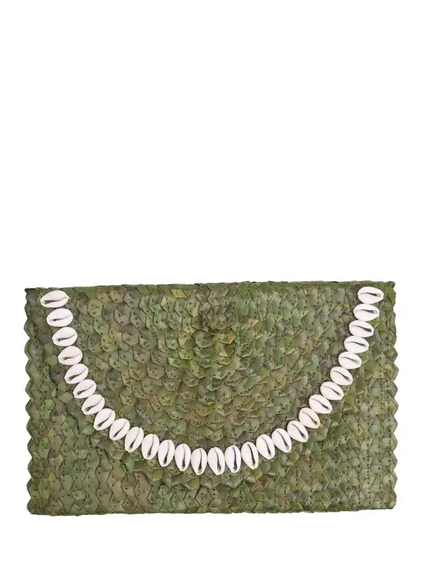 JELAVU Coco Clutch Bag - Moss Green