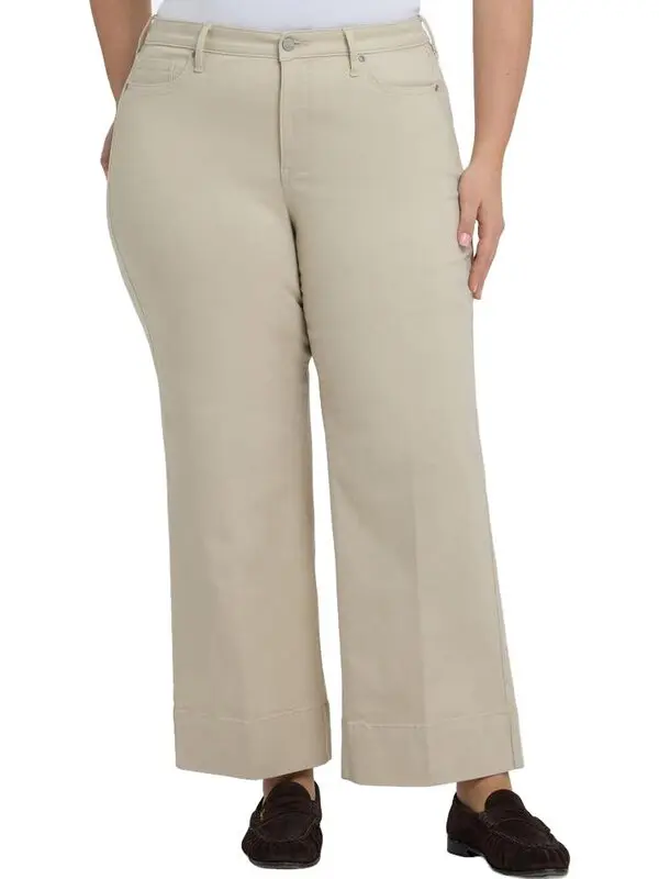 NYDJ Teresa Ankle Wide Leg Jeans - Feather