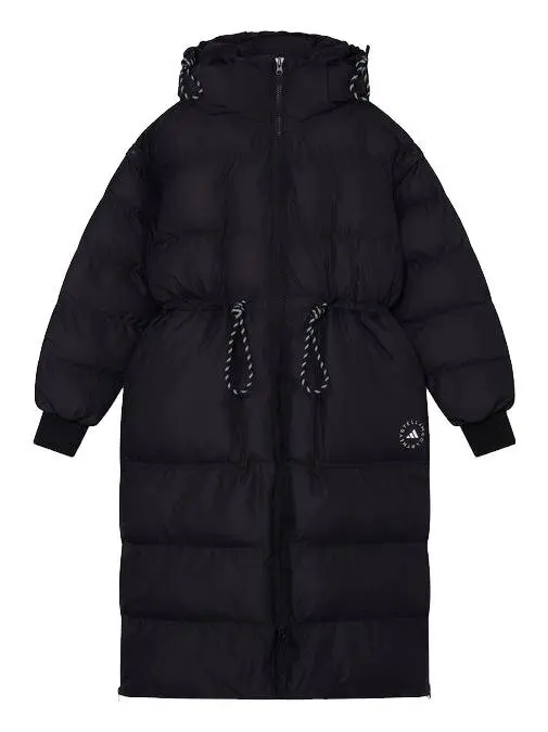 Adidas By Stella McCartney Long Padded Coat - Black