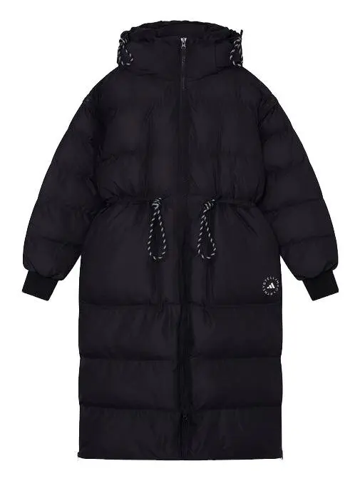 Adidas By Stella McCartney Long Padded Coat - Black