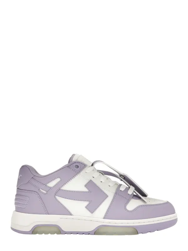 Off-White Out Of Office Leather Sneakers - White/lilac