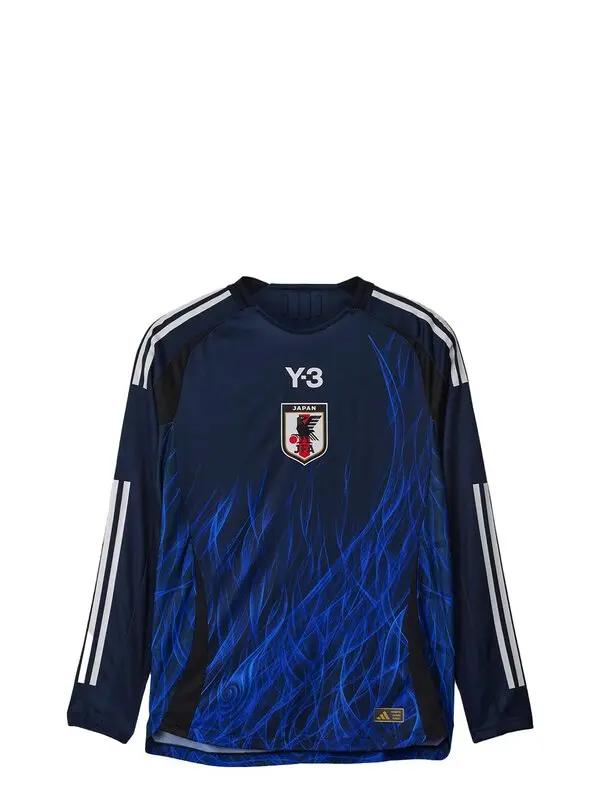 Adidas Y3 Japan 2024 Authentic Long Sleeve Home Jersey - Legend Ink