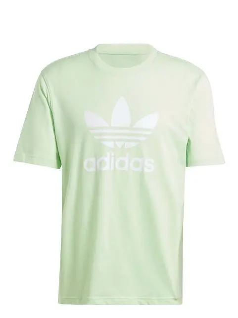 Adidas Adicolor Trefoil Tee Shirt - Semi Green Spark