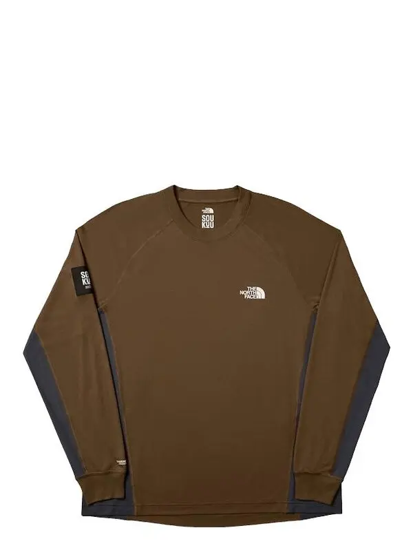 The North Face X Undercover Soukuu Trail Run Long-sleeve T-shirt - Periscope Grey/dark Earth Brown
