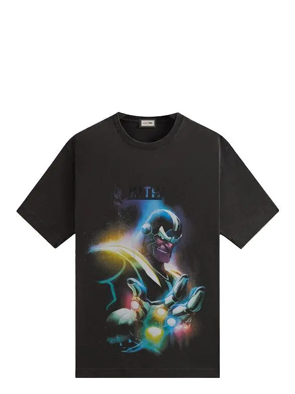 Kith X Marvel Mad Titan Vintage Tee Shirt - Black