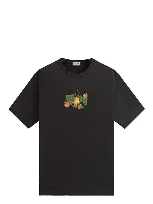 Kith X Marvel Green Goblin Vintage Tee Shirt - Black