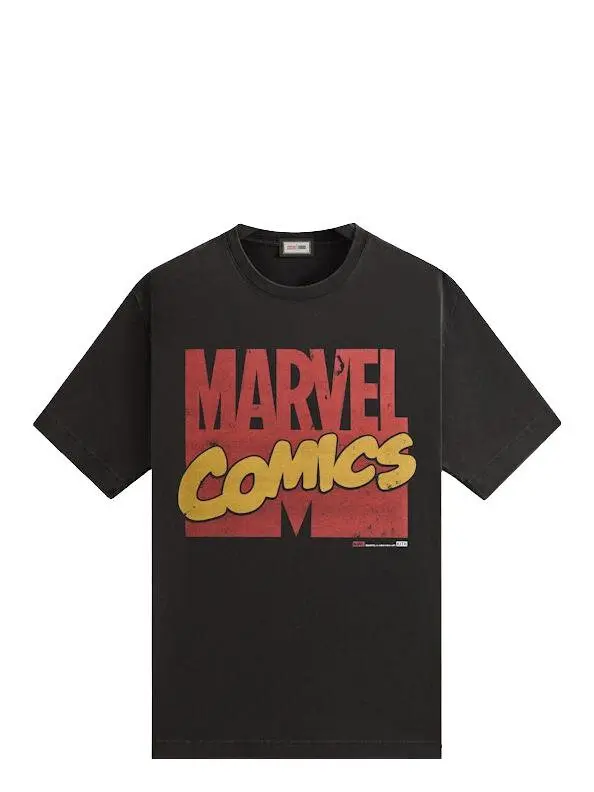 Kith X Marvel Comics Vintage Tee Shirt - Black