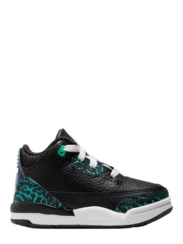 JORDAN 3 Retro Se Moto Sneakers - Black/siren Red/hyper Jade