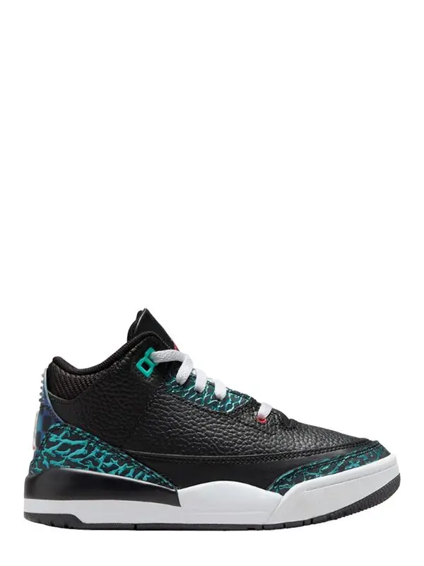 JORDAN 3 Retro Se Moto Sneakers - Black/siren Red/hyper Jade
