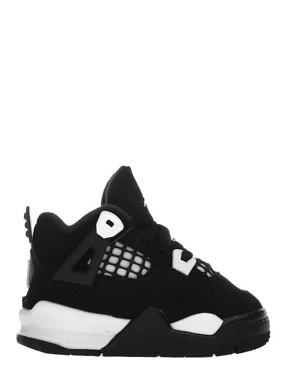 JORDAN 4 Retro Thunder Toddler Sneakers - Black/white