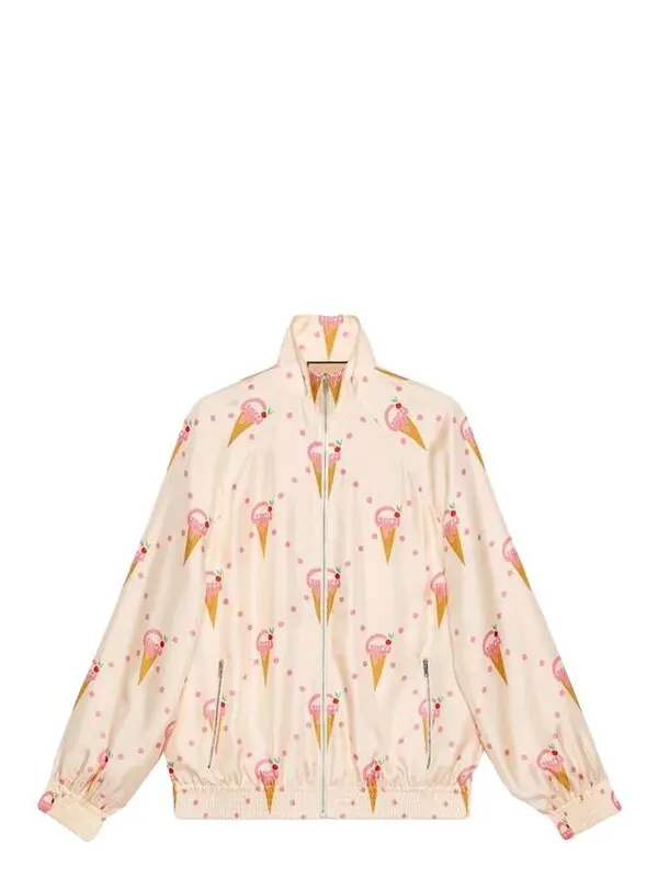 Gucci Ice Cream Print Jacket - Pink