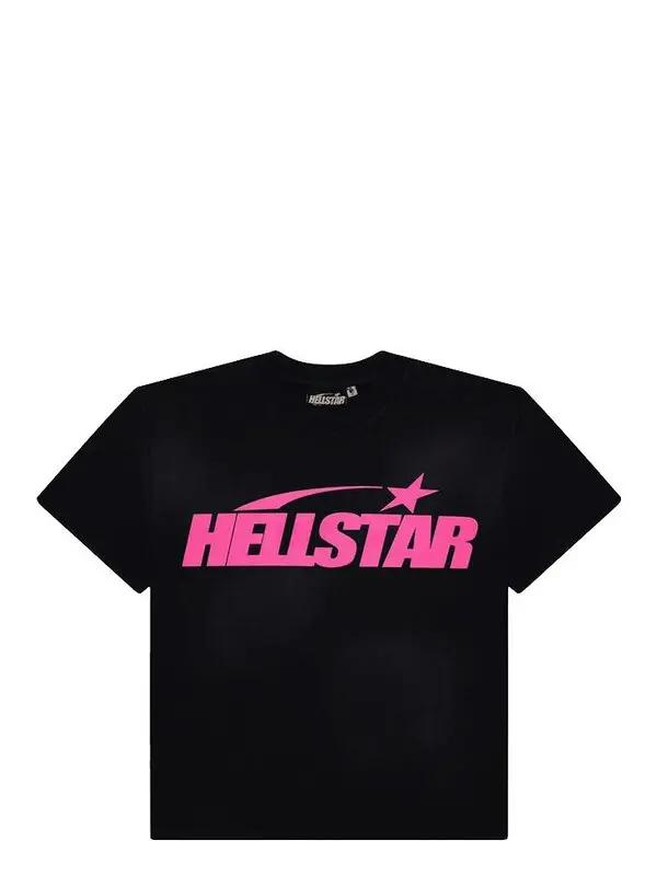 HELLSTAR Classic T-shirt - Black/pink