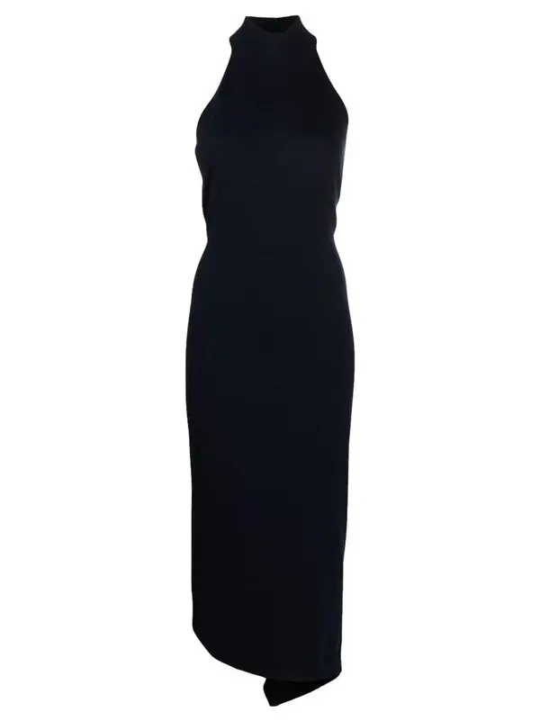 Fendi Wool Midi Dress - Blue