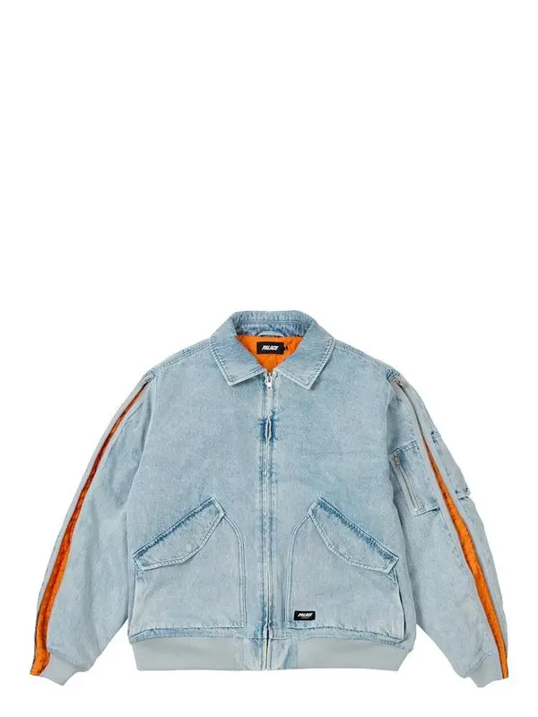 PALACE Bomber Jacket - Stone Wash