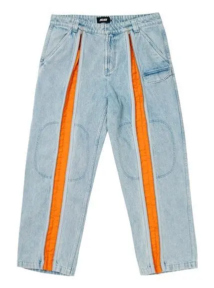 PALACE Zipped Flight Trouser - Stone Wash