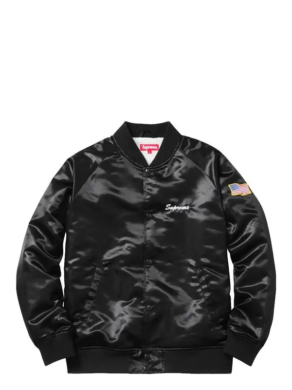 Supreme Betty Boop Satin Club Jacket - Black