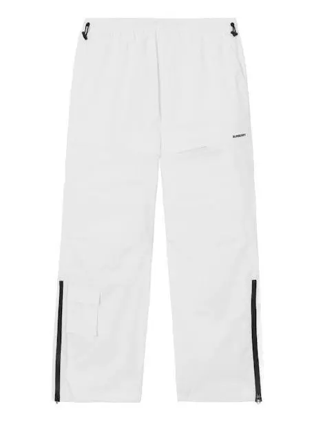 Burberry Logo Patch Trackpants - White