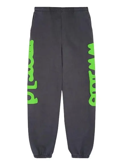SP5DER Beluga Sweatpants - Slate Grey/green