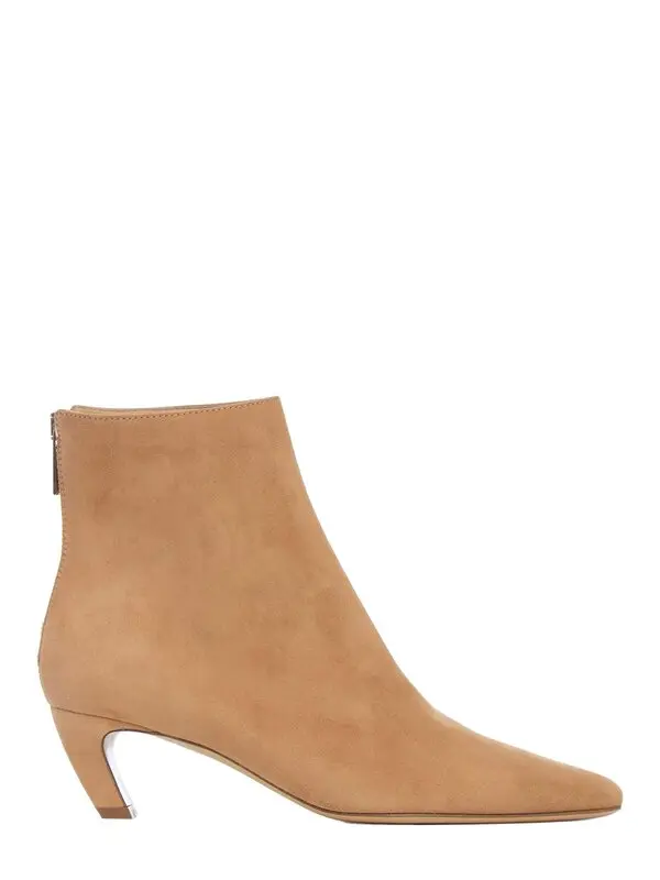 Gabriela Hearst Clayton Ankle Boot - Dark Camel