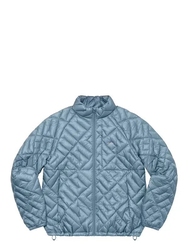 Supreme Quilted Lightweight Down Jacket - Blue
