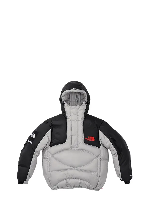 Supreme X The North Face 800-fill Half Zip Hooded Pullover - Grey
