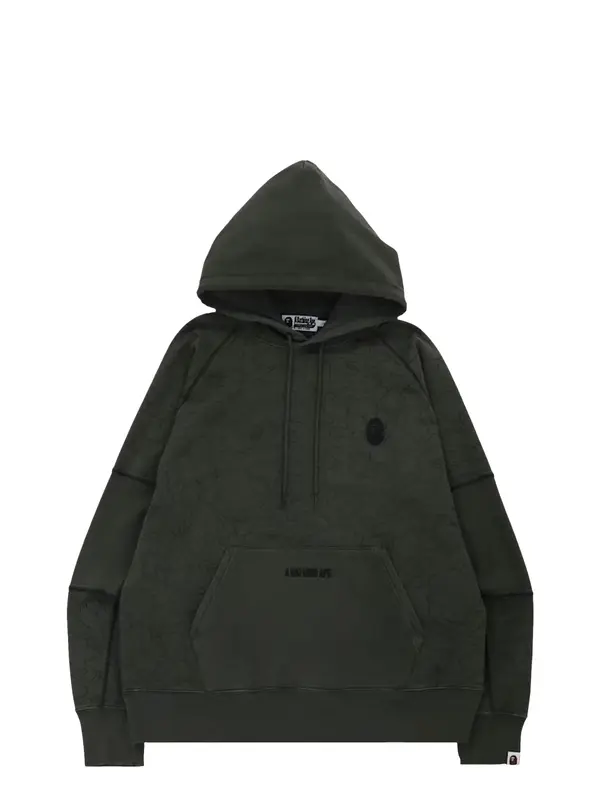 BAPE 1st Camo Washed Relaxed Fit Pullover Hoodie - Black