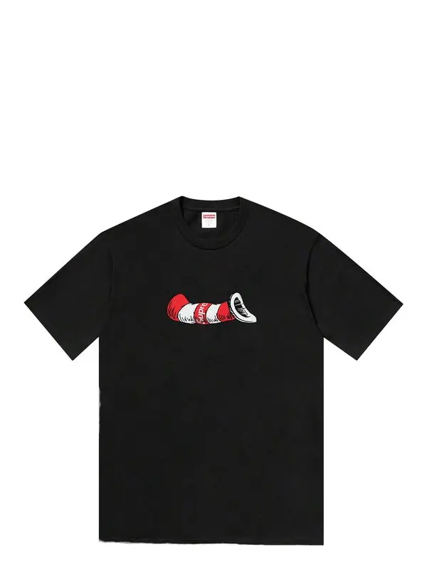 Supreme Cat In The Hat T-shirt - Black