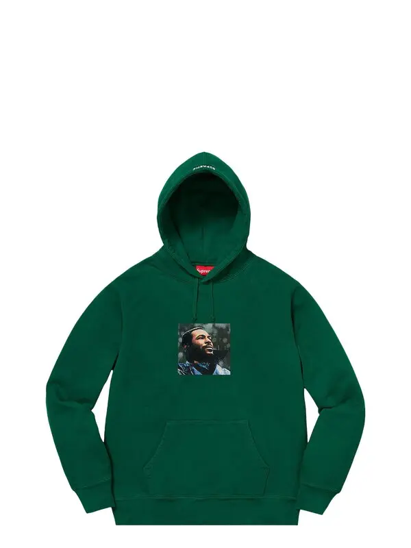 Supreme Marvin Gaye Hooded Sweatshirt - Green