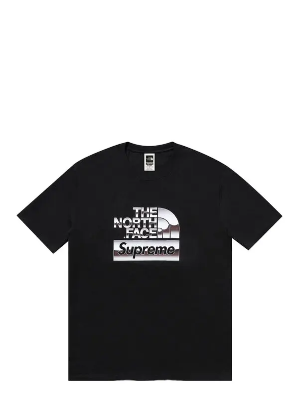 Supreme The North Face Metallic Logo T-shirt - Black
