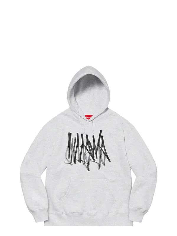 Supreme Tag Hooded Sweatshirt - Grey