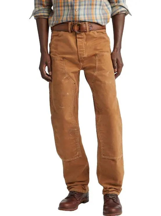 Double Rl Hamilton Carpenter Pants - Khaki