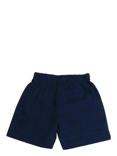 Busy Bees Jd Pull-on Shorts - Navy Cotton Poplin