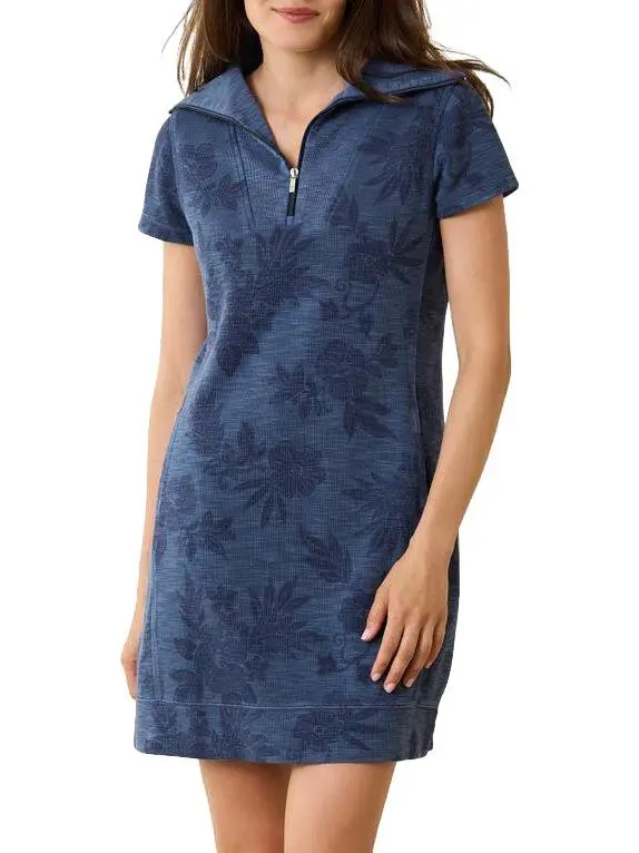 Tommy Bahama Tobago Bay Blooms Mini Dress - Deep Marine